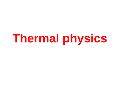 NEW AQA A-Level (Year 2) - Specific heat capacity (Thermal Physics ...