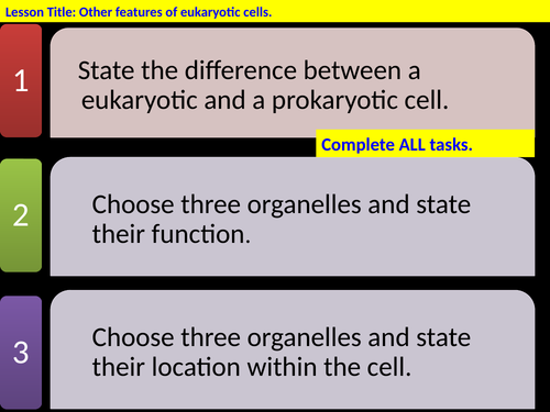 2.1 Cell Structure Lessons Biology A A Level OCR | Teaching Resources