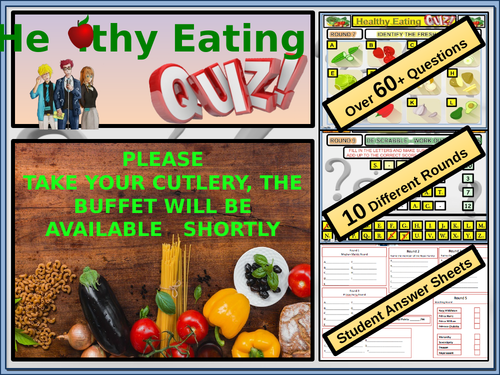 Healthy Eating Quiz - Healthy Lifestyles | Teaching Resources