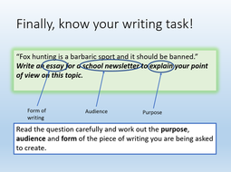 AQA English Language Paper 2 Section B Revision | Teaching Resources