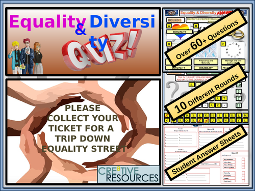 Equality and Diversity Quiz | Teaching Resources