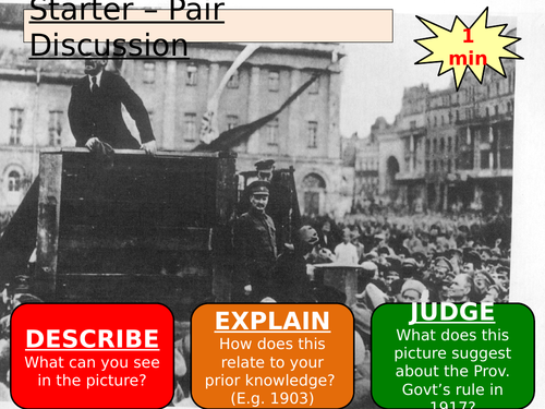 AQA A-Level Tsarist & Communist Russia Lesson 43 (Lenin) | Teaching ...
