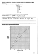 GCSE Physics AQA P5 Forces - Required Practical 6 Springs Exam ...
