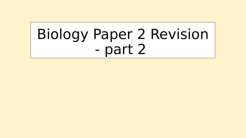 AQA Science Trilogy-Biology Paper 2 Revision- part 2-higher- genetics ...