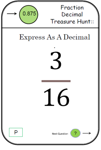 Fraction to Decimal Treasure Hunt: Active Learning Adventure for ...