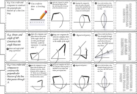 Constructions and accurate drawings lesson (lines, angles ...