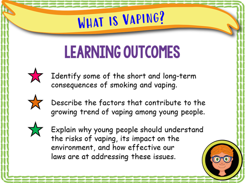 Vaping : Dangers of Vaping | Teaching Resources