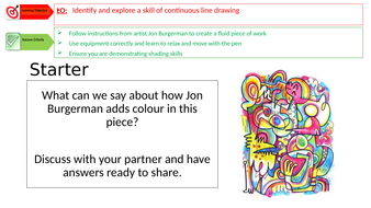 Colour Self Portrait Project - Year 7 | Teaching Resources