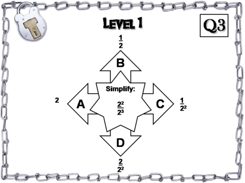 Multiplying and Dividing Exponents Game: Escape Room Math Activity ...