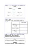 Metric conversion and imperial conversion Y5 | Teaching Resources