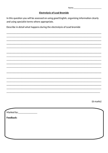 AQA Synergy paper 3 revision- V1 | Teaching Resources AQA Synergy paper 3 revision- V1 | Teaching Resources