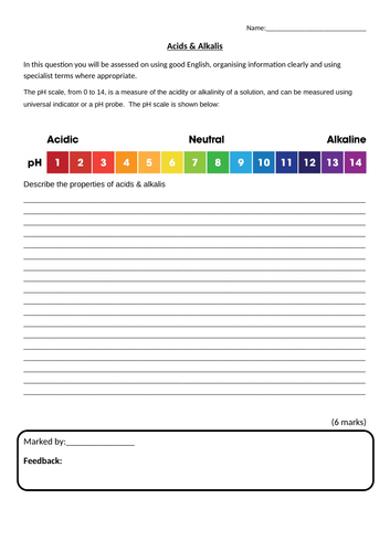 AQA Synergy paper 3 revision- V1 | Teaching Resources AQA Synergy paper 3 revision- V1 | Teaching Resources