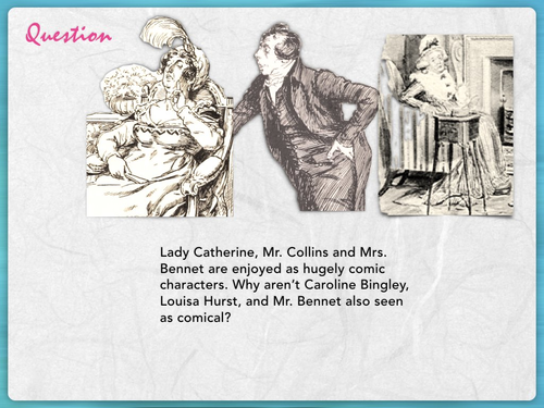 Pride & Prejudice Jane Austen Key Illustrated Passages & Questions ...