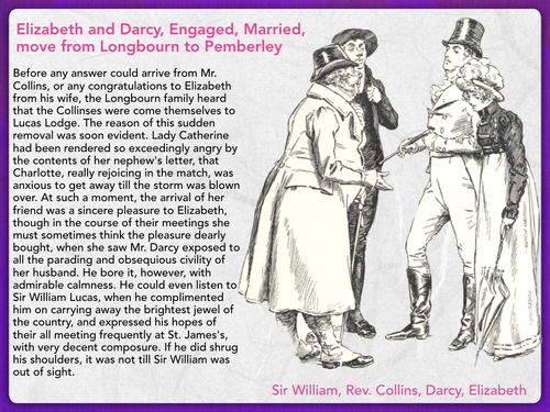 Pride & Prejudice Jane Austen Key Illustrated Passages & Questions ...