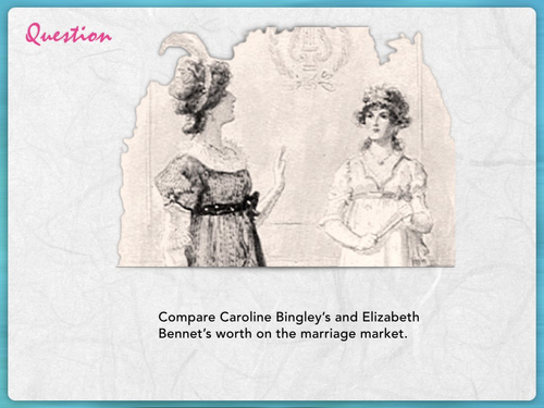Pride & Prejudice Jane Austen Key Illustrated Passages & Questions ...