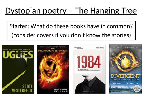 Introduction to Dystopian genre and unseen poetry interpretation ...