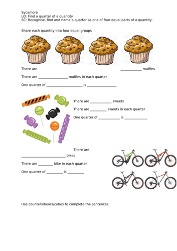 Year One Fractions | Teaching Resources