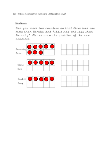 White Rose Maths. Year 1. Summer Block 4, Week 2. Place Value ...
