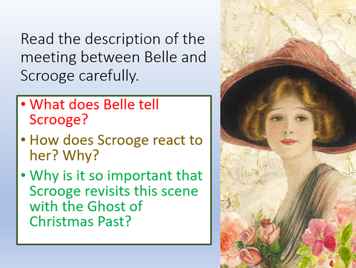 A Christmas Carol - Fan and Belle | Teaching Resources