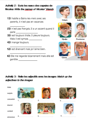 Les vacances du Petit Nicolas (film) | Teaching Resources