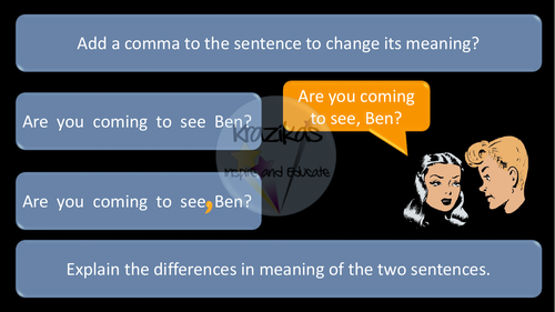 Commas To Clarify Meaning | Teaching Resources