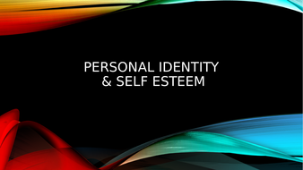Self Esteem and Personal Identity Workbook and PPT | Teaching Resources