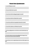 Parent View and Parent Voice Support | Teaching Resources