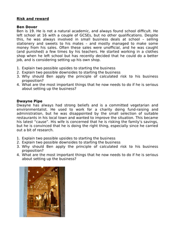 1.1 Enterprise & Entrepreneurship Bundle | Teaching Resources