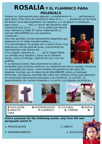 A LEVEL HISPANIC MUSIC PACK | Teaching Resources