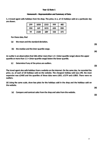 Representing Data Lesson | Teaching Resources