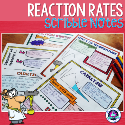 Reaction Rates Scribble (Doodle) Notes | Teaching Resources