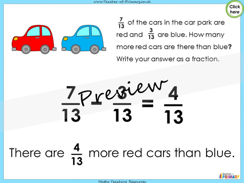 Adding and Subtracting Fractions - Year 3 | Teaching Resources