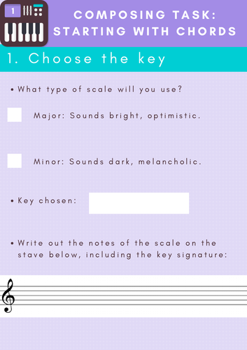 Composing task: Start with chords | Teaching Resources