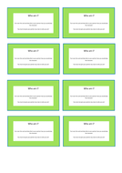 Who am I? Card Game | Teaching Resources