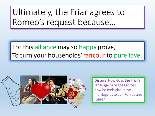 Romeo and Juliet Friar Lawrence | Teaching Resources