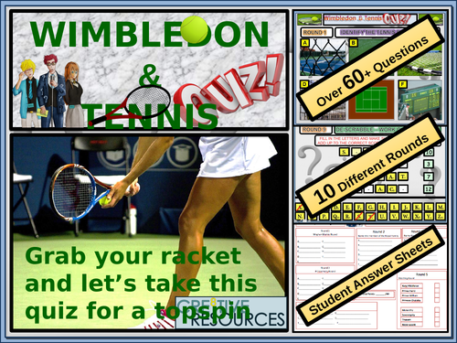 Wimbledon Tennis Quiz | Teaching Resources