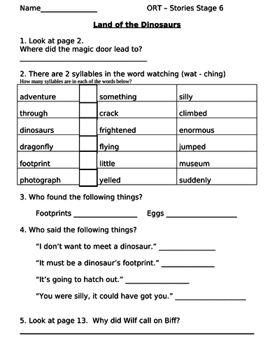 Oxford Reading Tree - Stage 6 Stories | Teaching Resources