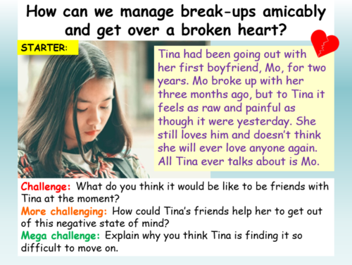 Breaking Up Relationships | Teaching Resources