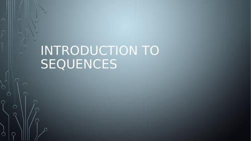 Introduction to sequences A level | Teaching Resources