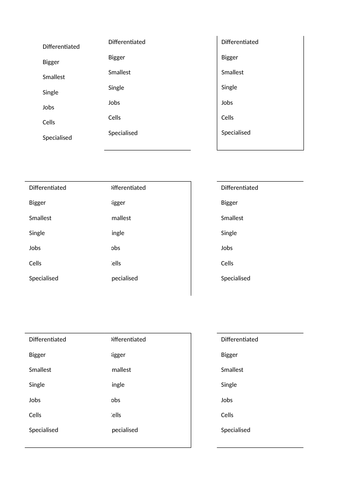 Topic 1 Specialisation in animal and plant cells AQA Trilogy | Teaching ...