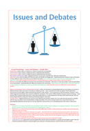 Issues and Debates - AQA Psychology A-level by bethanyjbrown | Teaching ...