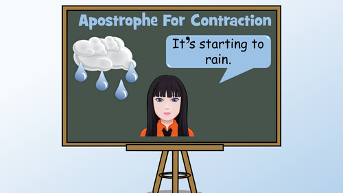 Apostrophe for Contraction / Omission | Teaching Resources