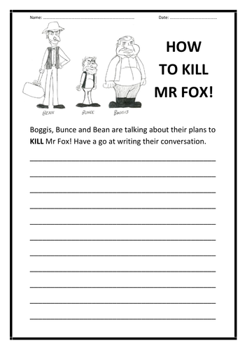 Fantastic Mr Fox - Conversations | Teaching Resources