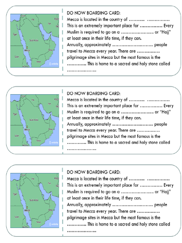 SPECIAL PLACES PILGRIMAGE UNIT RELIGIOUS EDUCATION RE KS3 | Teaching ...