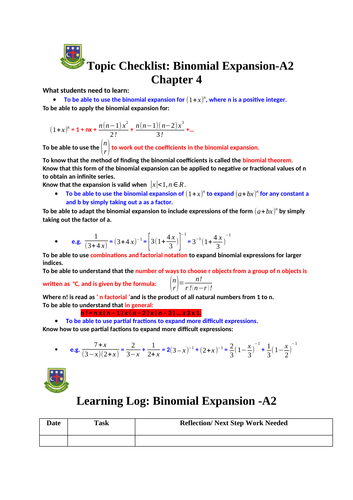 Pure Mathematics A2 New Curriculum | Teaching Resources