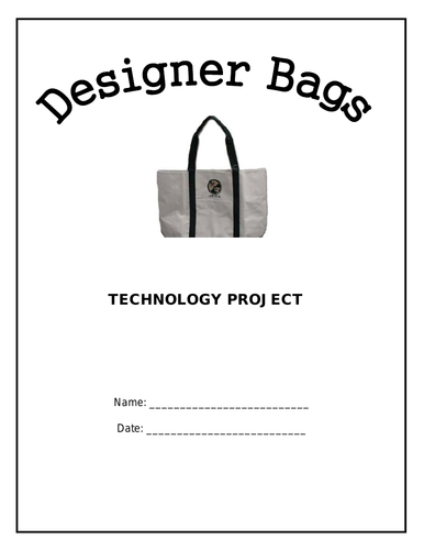 DT - Design and Make a BAG | Teaching Resources