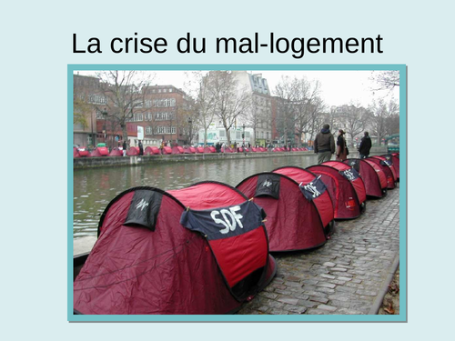 Le logement et les jeunes (les marginalisés) | Teaching Resources