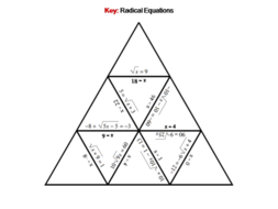 Solving Radical Equations Game: Math Tarsia Puzzle by ScienceSpot ...