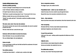 Creative Writing Lesson Plans, Examples, Fun Tasks, Structural and ...