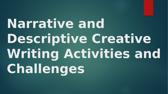 Creative Writing Lesson Plans, Examples, Fun Tasks, Structural and ...